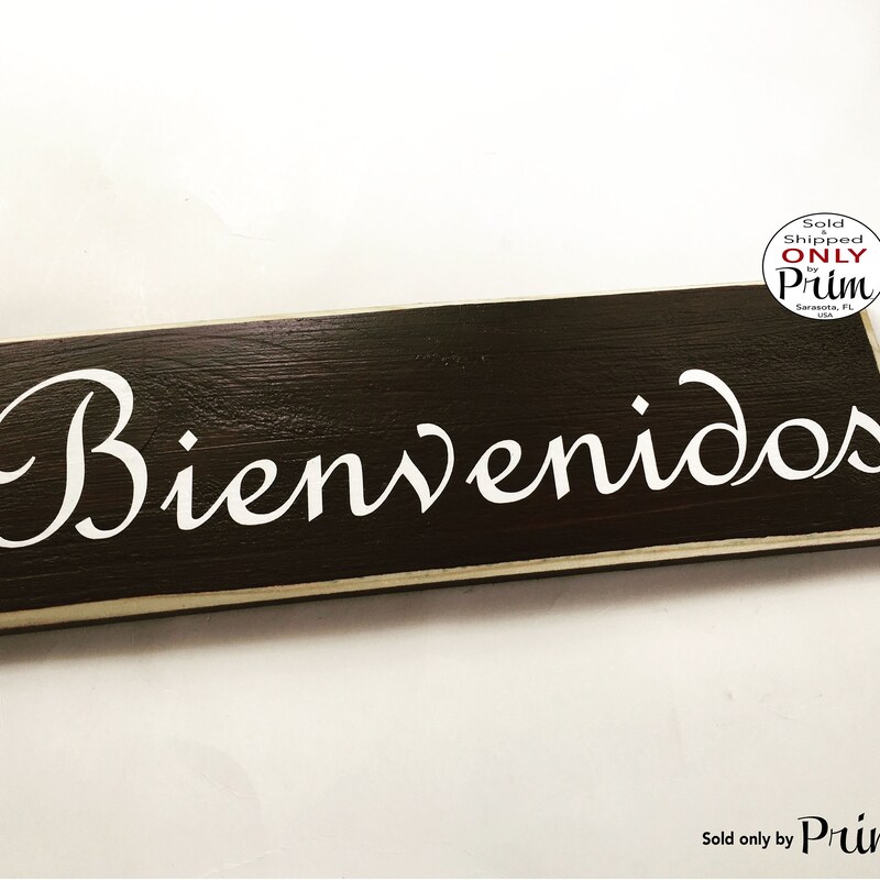 Spanish Welcome Sign - Etsy