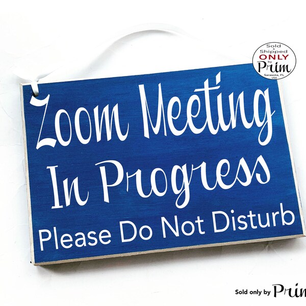 Wood Meeting in Session Sign - Etsy