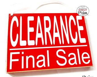 Final Sale Sign - Etsy