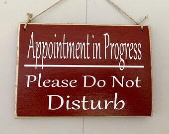 10x8 Massage in Session Custom Wood Sign Do Not Disturb Spa | Etsy