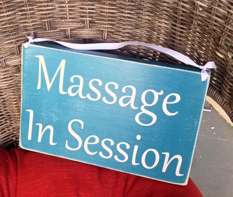 10x8 Massage in Session Custom Wood Sign Do Not Disturb Spa - Etsy