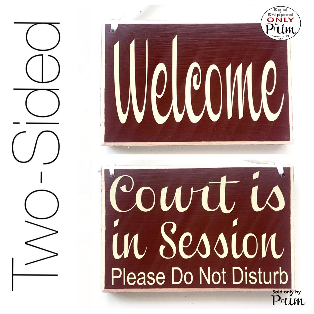 Court Room Sign | Hearing Room Sign | Courthouse Sign | Welcome Court ...