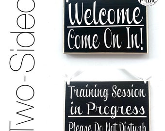 Training in Progress Sign - Etsy