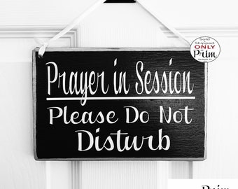 Praying Please Do Not Disturb Door Hanger - Etsy