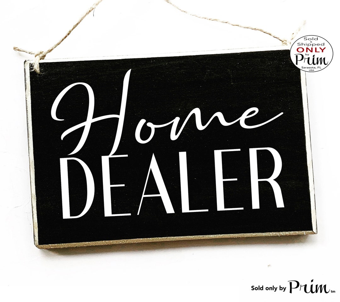 8x6 Home Dealer Custom Wood Sign | Real Estate Agent Out Showing Homes ...