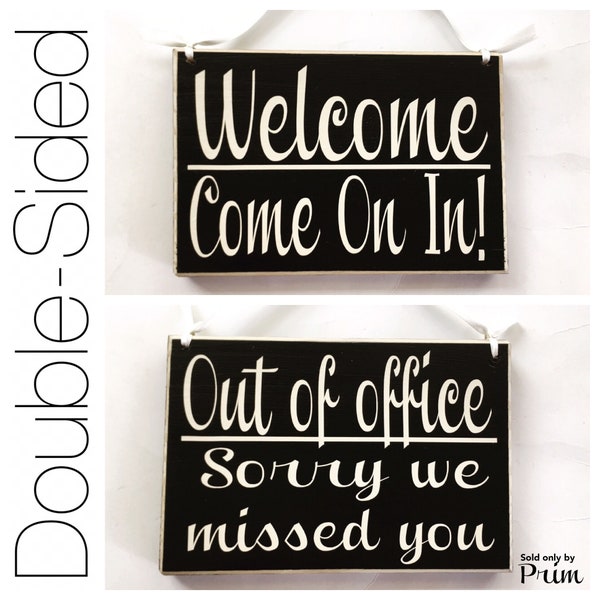Custom Out of Office Door Sign - Etsy