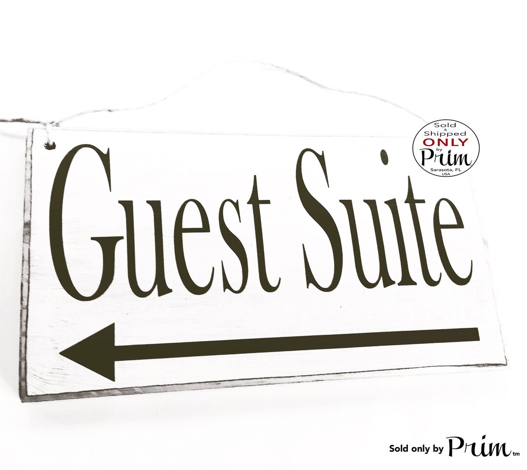 10x6 Guest Suite Custom Wood Sign Quarters Entrance Welcome Suite ...