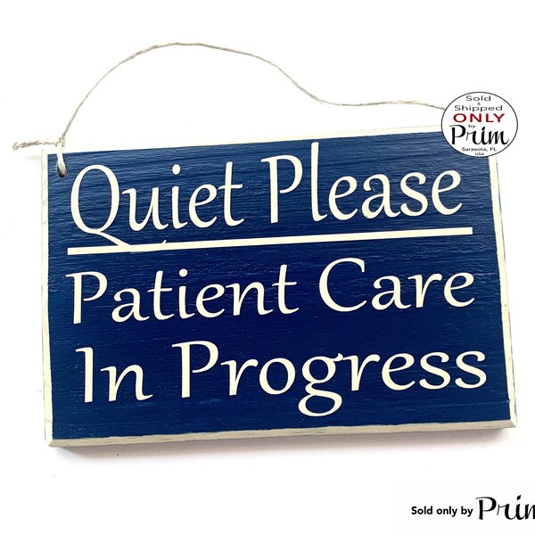 Quiet Please Sign - Etsy