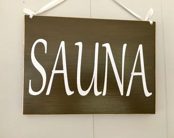 Sauna Sign Custom - Etsy
