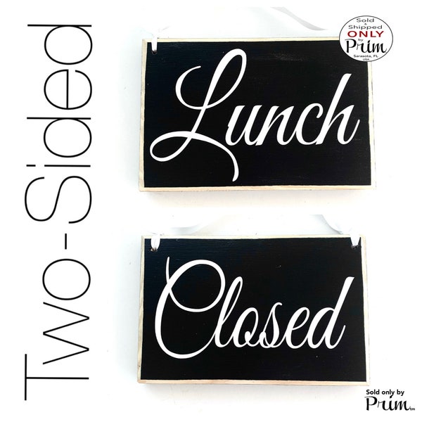 Lunch Break Do Not Disturb Sign - Etsy