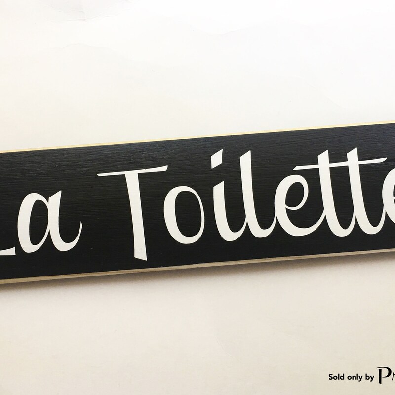 French Toilette Door Signs - Etsy
