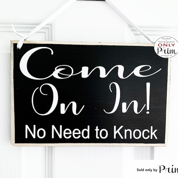 Please Come in Sign - Etsy