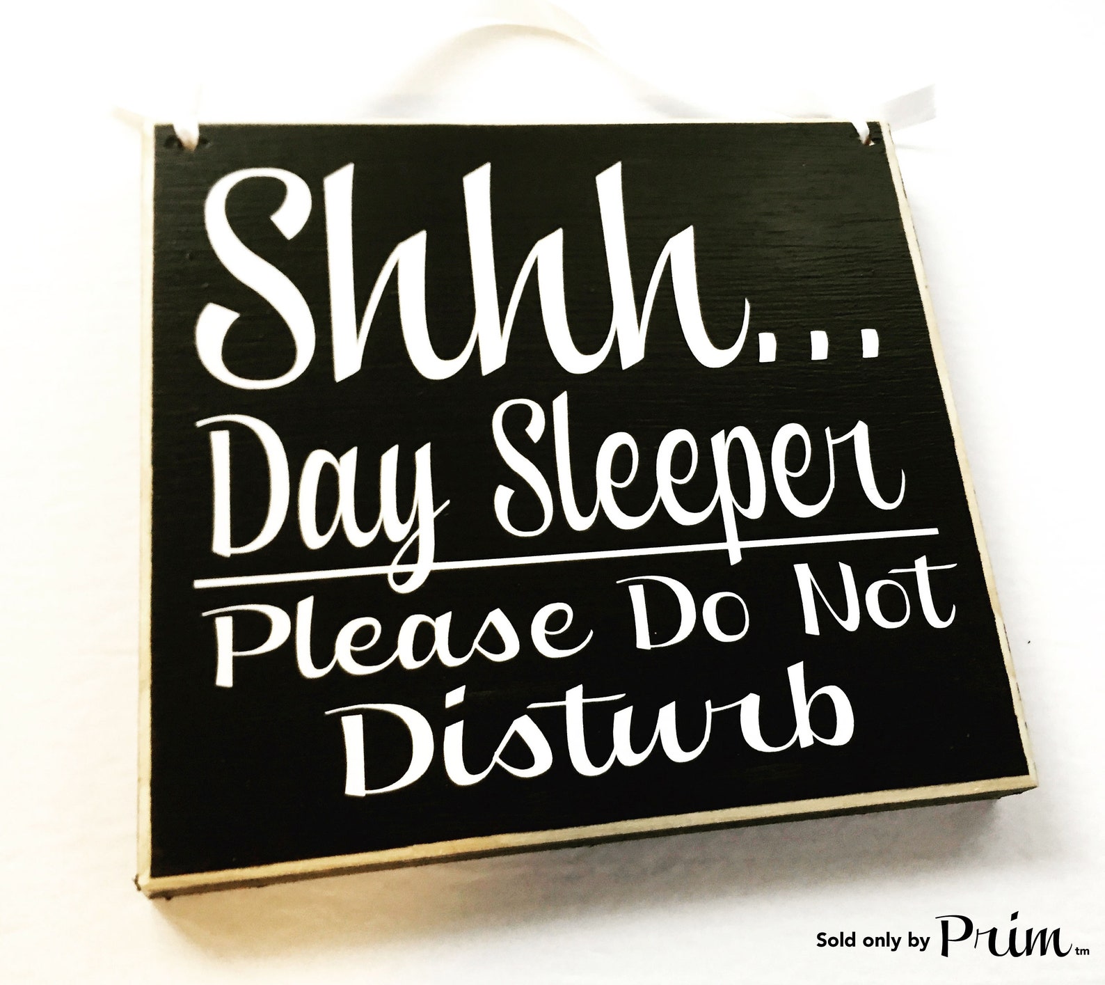 8x8 Shhh Day Sleeper Do Not Disturb Custom Wood Sign 8x8 Baby | Etsy