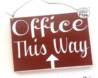 Office Arrow Sign - Etsy