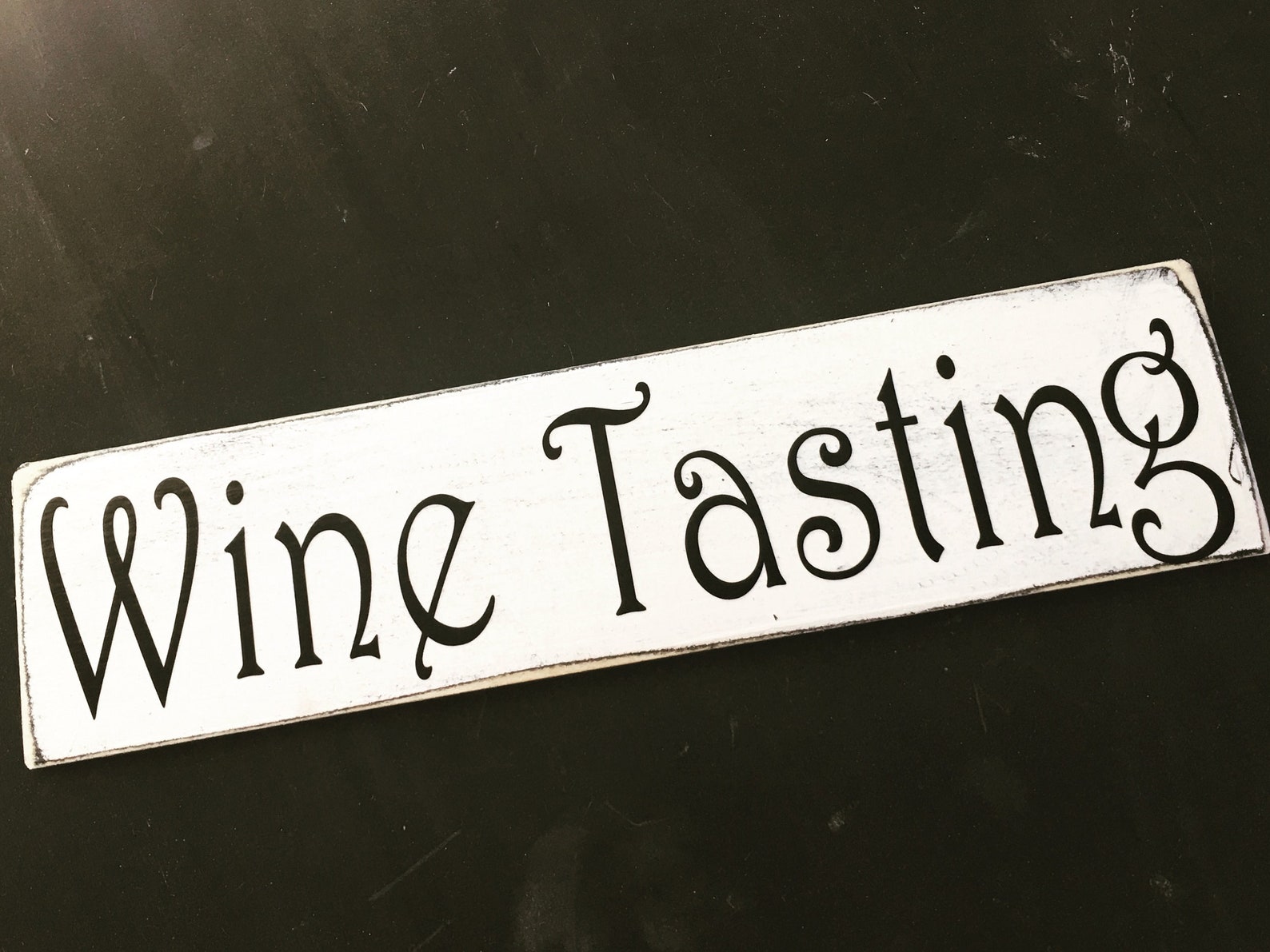 14x4 Wine Tasting Custom Wood Sign Wino Happy Hour Winery - Etsy