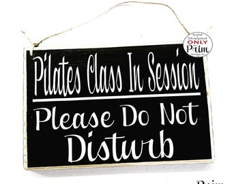 Yoga Class in Session Please Do Not Disturb 8x6 Custom Wood - Etsy