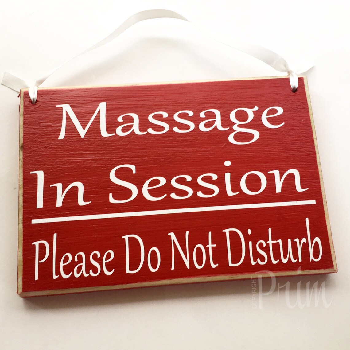 8x6 Massage In Session Please Do Not Disturb Custom Wood Sign | Etsy