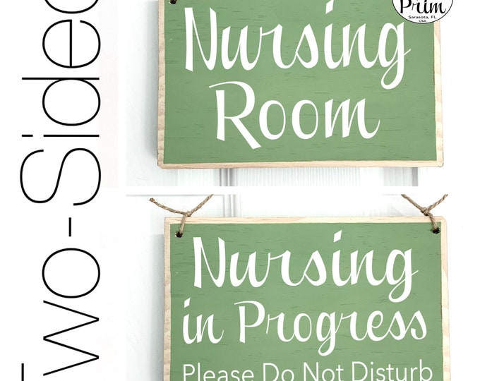 8x6 Nursing Room in Progress Please Do Not Disturb Custom Wood Sign ...