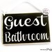8x6 Guest Bathroom Custom Wood Sign Bathroom Restroom Outhouse Washroom ...