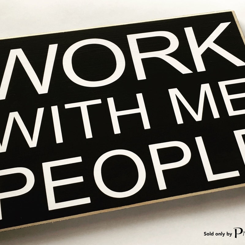 Funny Work Signs - Etsy