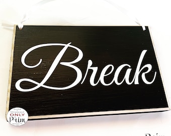 Be Back Shortly Sign | Etsy