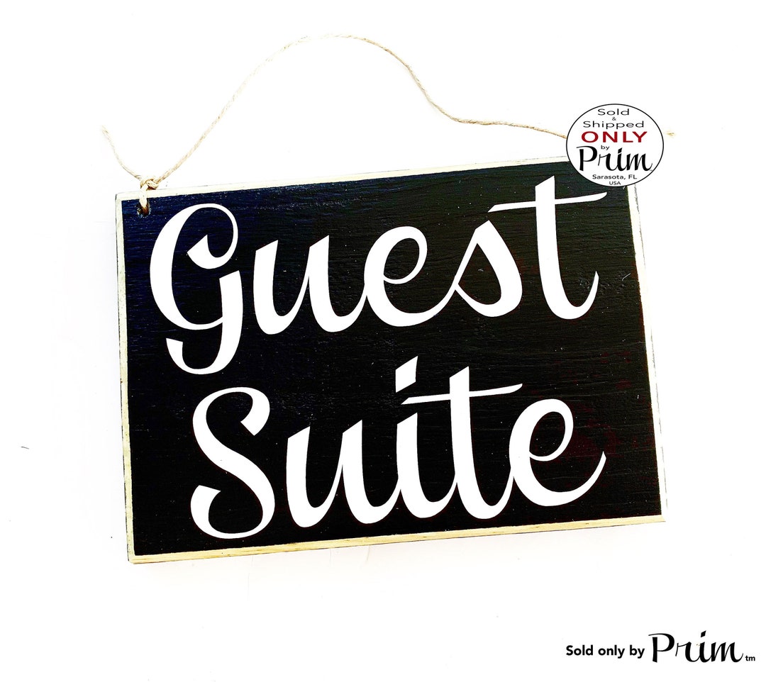 8x6 Guest Suite Custom Wood Sign | Welcome Suite Guest Quarters Cottage ...
