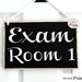 8x6 Exam Room Number Custom Wood Sign Patient Room Client Room - Etsy