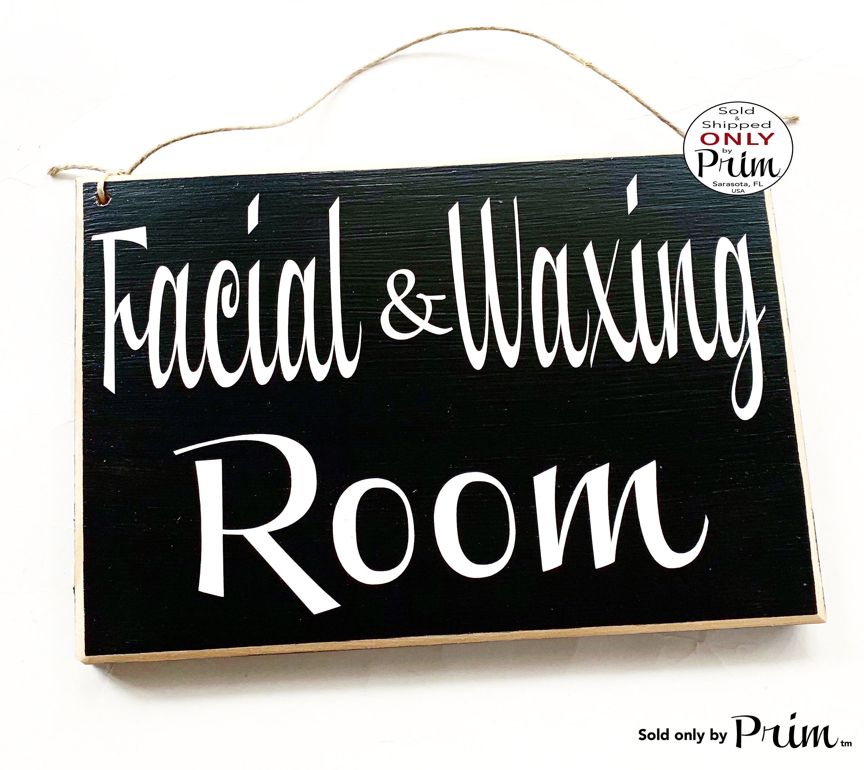 10x8 Facial & Waxing Room Custom Wood Sign Spa In Session | Etsy