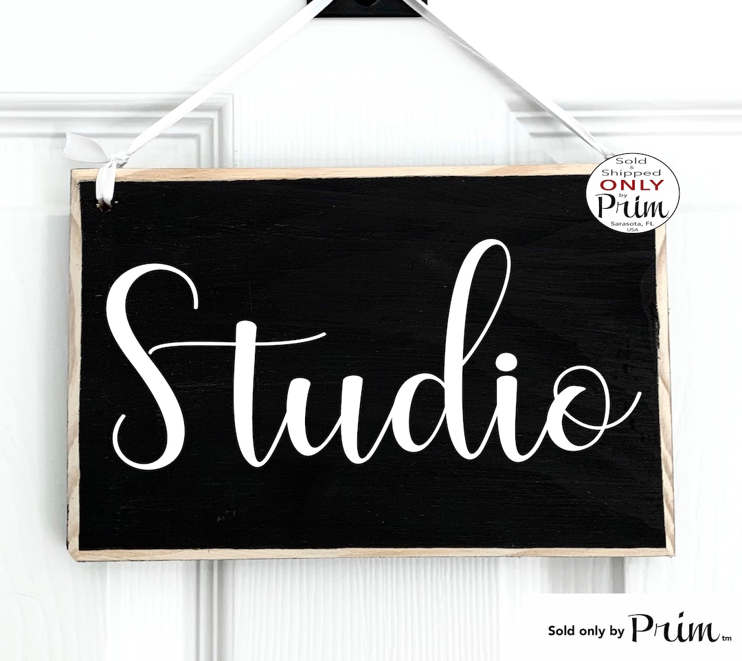 8x6 Studio Custom Wood Sign Spa Salon Business Art Department Nail ...
