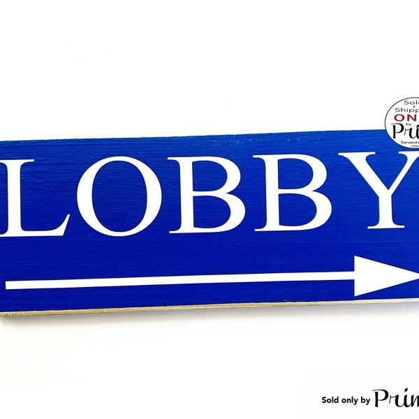 Lobby Wall Sign - Etsy