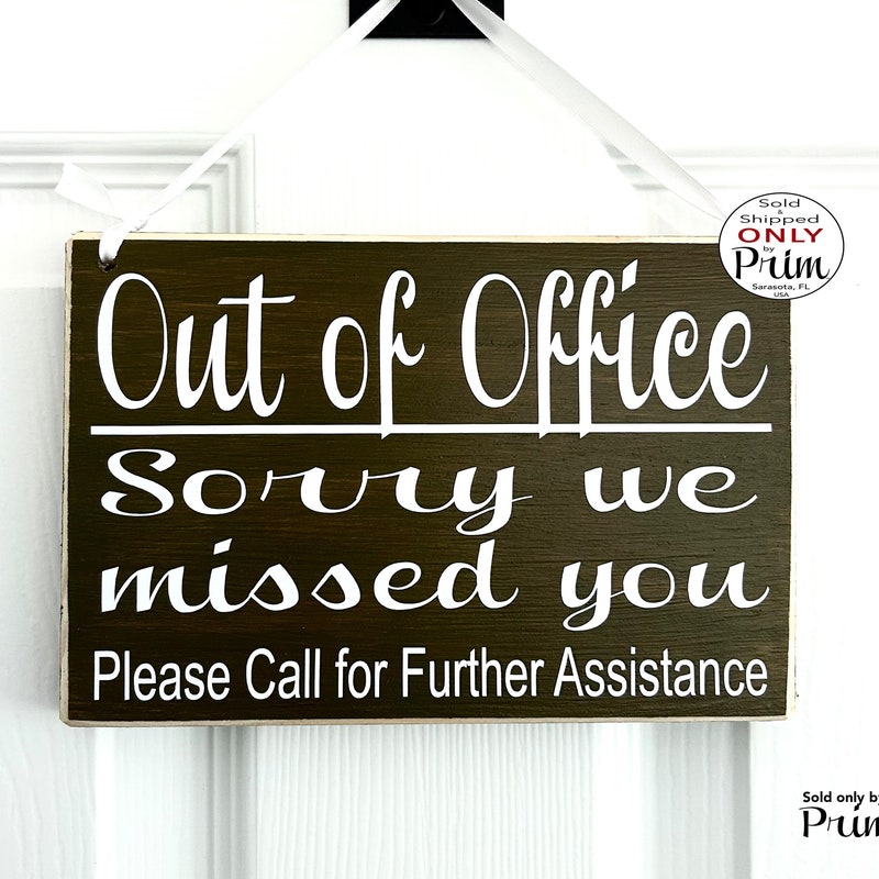 Be Back Shortly Sign - Etsy