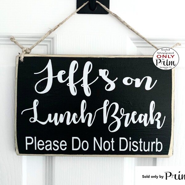 Lunch Time Sign - Etsy