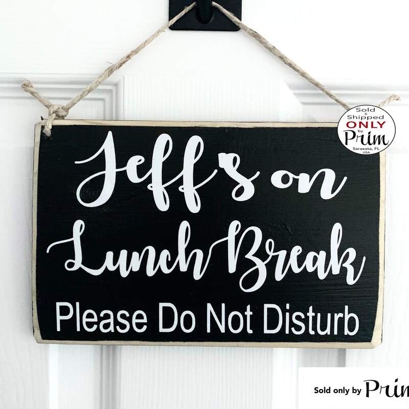 Lunch Time Sign - Etsy