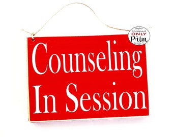 8x6 Counseling Please Do Not Disturb Custom Wood Sign | Etsy
