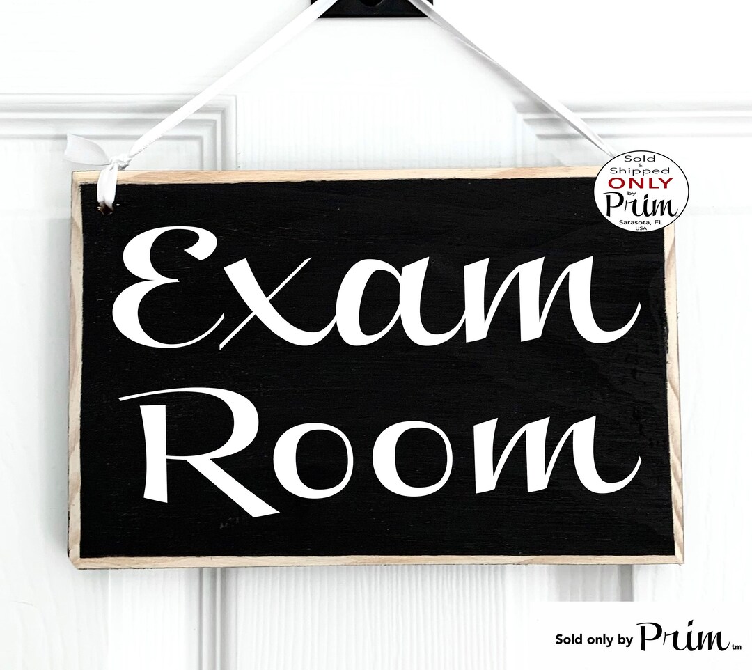 8x6 Exam Room Custom Wood Sign Patient Room Treatment Client Room ...