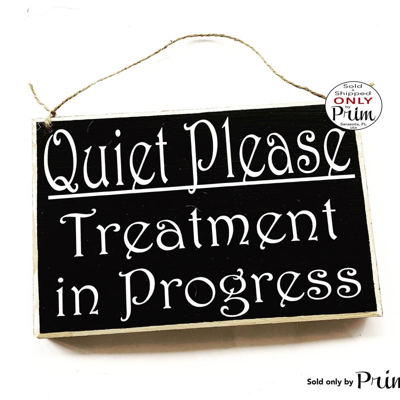 Quiet Please Sign - Etsy
