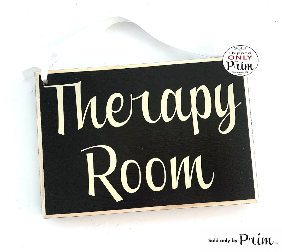 8x6 Therapy Room Custom Wood Sign Massage Counseling Therapist Spa ...