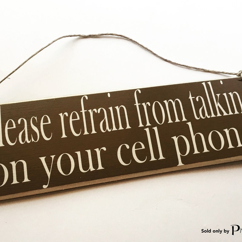 Please Silence Cell Phone Signs - Etsy