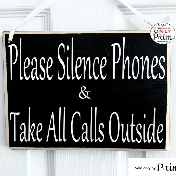 Please Silence Cell Phone Signs - Etsy