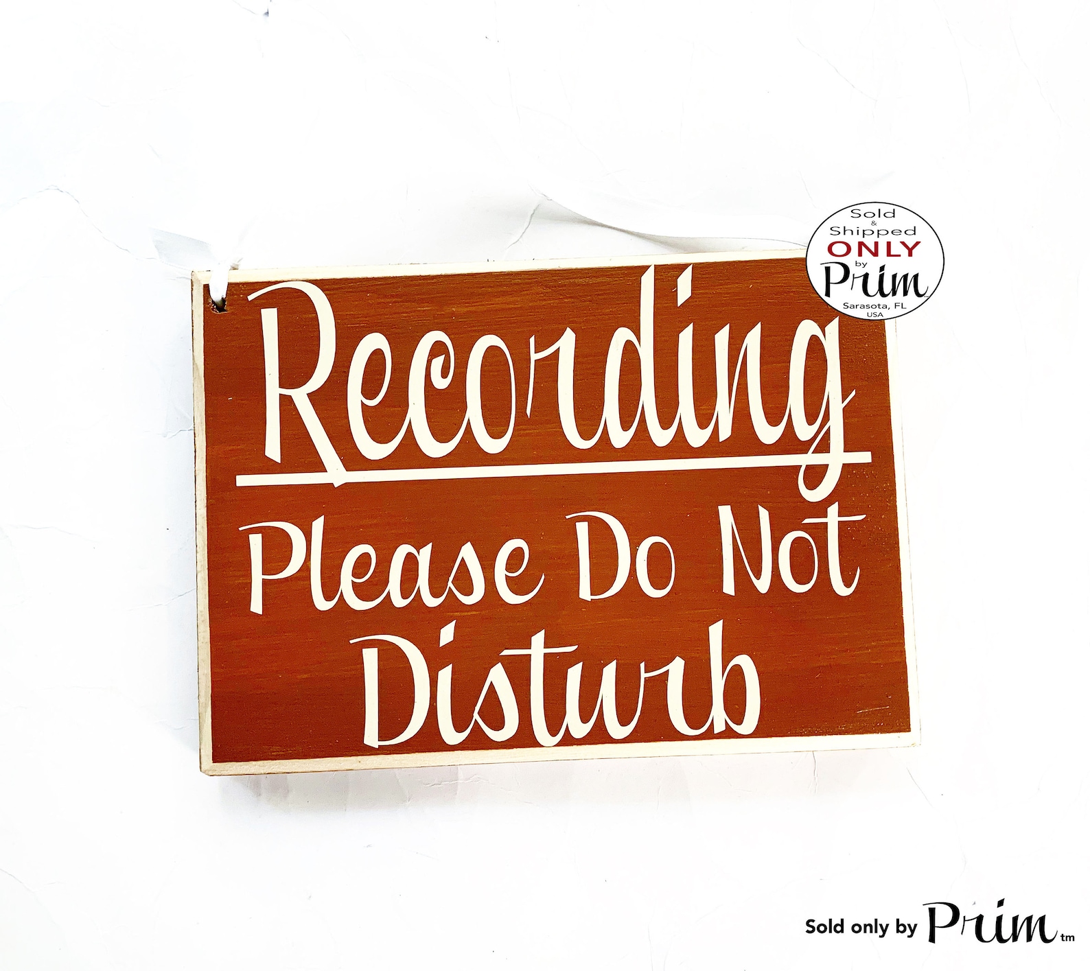 8x6 Recording Please Do Not Disturb Custom Wood Sign Podcast - Etsy UK