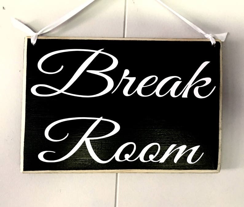 8x6 Break Room Custom Wood Sign Dining Lunch Food Kitchen | Etsy