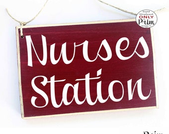 Nurses Station Sign - Etsy UK