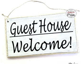 Guest Entrance Sign | Etsy