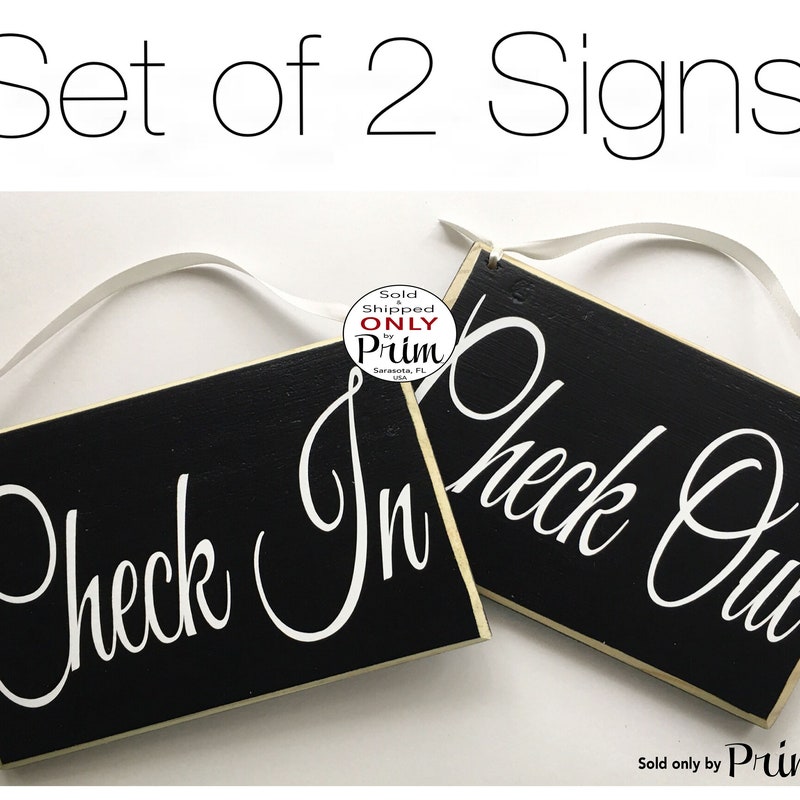 Check Out Sign - Etsy