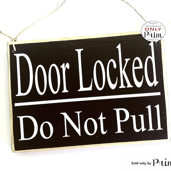 Door Locked Sign - Etsy