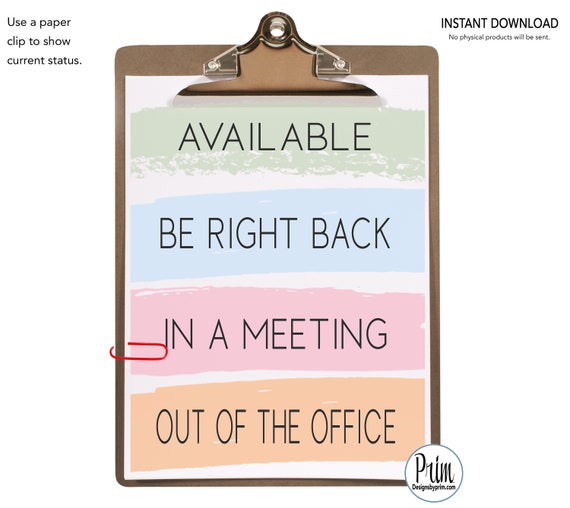 Meeting Sign