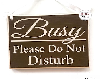 Cubicle Sign Busy - Etsy