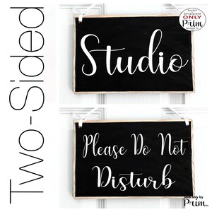 8x6 Studio Please Do Not Disturb Custom Wood Sign - Etsy