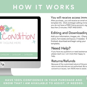 Mint Condition Design Template Canva Small Business Logo Editable Logo ...