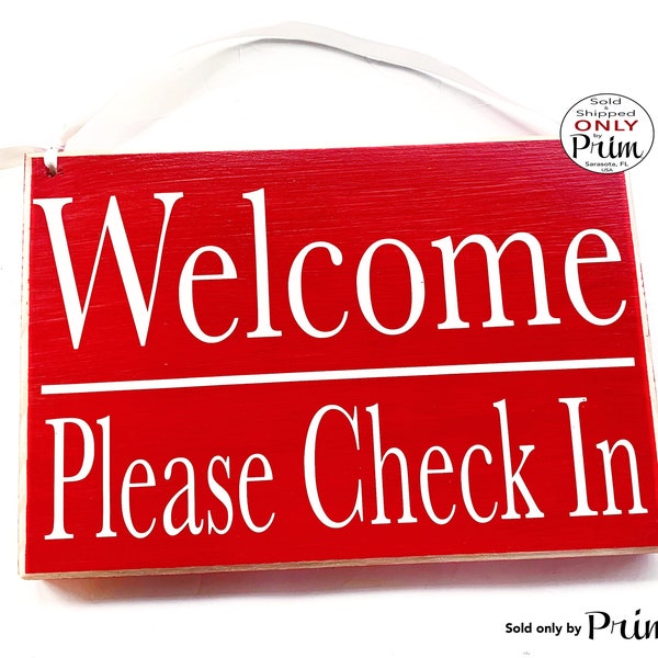 Check in Signs - Etsy